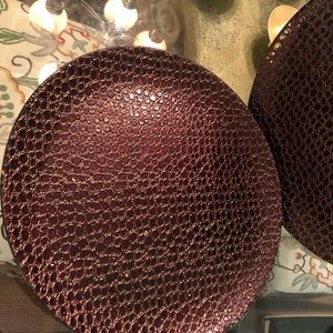 Dining | Dark Chocolate Lacquer Chargers | Poshmark